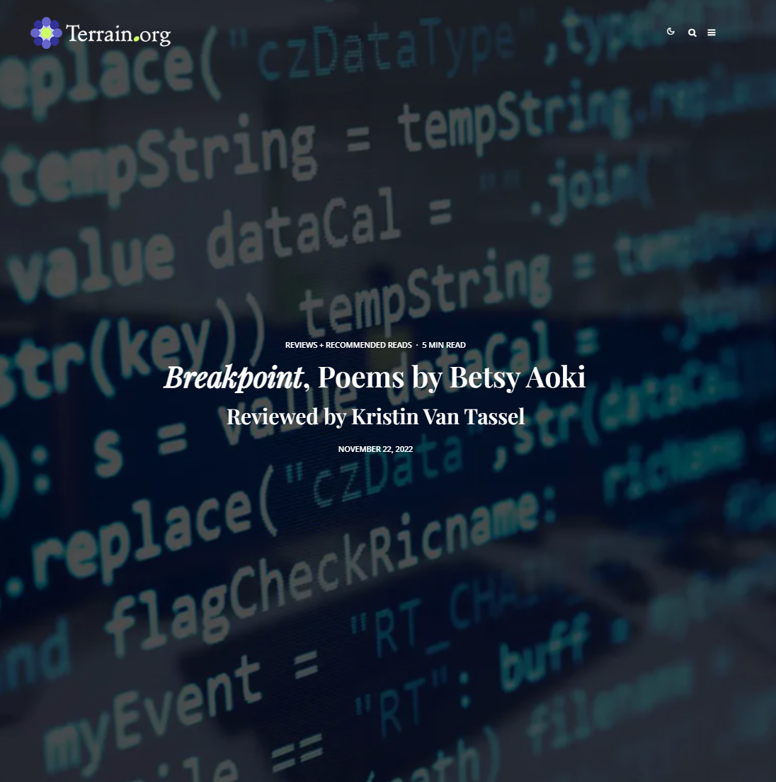 Reviews/Interviews | Betsy Aoki